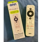 Onn+ Voice Remote Compatible with onn Streaming Devices and Google TV ...