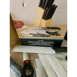 Mainstays 23 Piece Knife and Kitchen Tool Set with Wood Storage Block ...