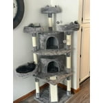 SmileMart 68.5"H Large Multilevel Cat Tree Tower with Condos and ...