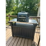 Keter Unity XL Outdoor Patio BBQ Serving Station, All-Weather Grill ...