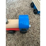 Melissa & Doug Wooden Farm Train Set - Classic Wooden Toy (3 linking ...