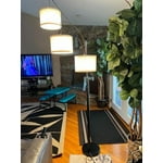 "SUNMORY 78"" Modern Arc Floor Lamp, 3 Lights, Mid-century with Heavy ...