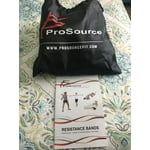 ProsourceFit Tube Resistance Bands Set w/ Attached Handles for Fitness ...