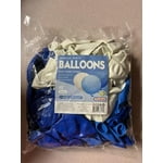 Prextex 75 Balloon Kit, 12 Inch USA Theme, Red, Blue, White with Ribbon ...