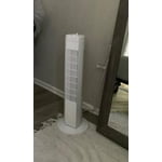 Mainstays 28" Tall, 3-Speed Oscillating Tower Fan, FZ10-19MW, New ...