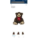 Kid Connection Holiday Teddy, 18" Plush Teddy, ages 3+ - Walmart.ca