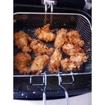 Farberware Kitchen Machine, 4L Dual Deep Fryer with Basket, Stainless ...