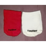 TeeHee Women's Comfy Seamless Toe Topper Liner Socks 5-Pack with Non ...