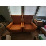 US Pride Furniture Kaleigh 27.56"W Velvet Sofa Chair with Metal Legs ...