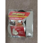 Super Sliders 16 Piece Furniture Slider Multi Pack for All Floor Types ...