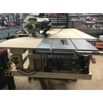 SKIL 10-Inch Heavy Duty Worm Drive Table Saw with Rolling Stand and ...