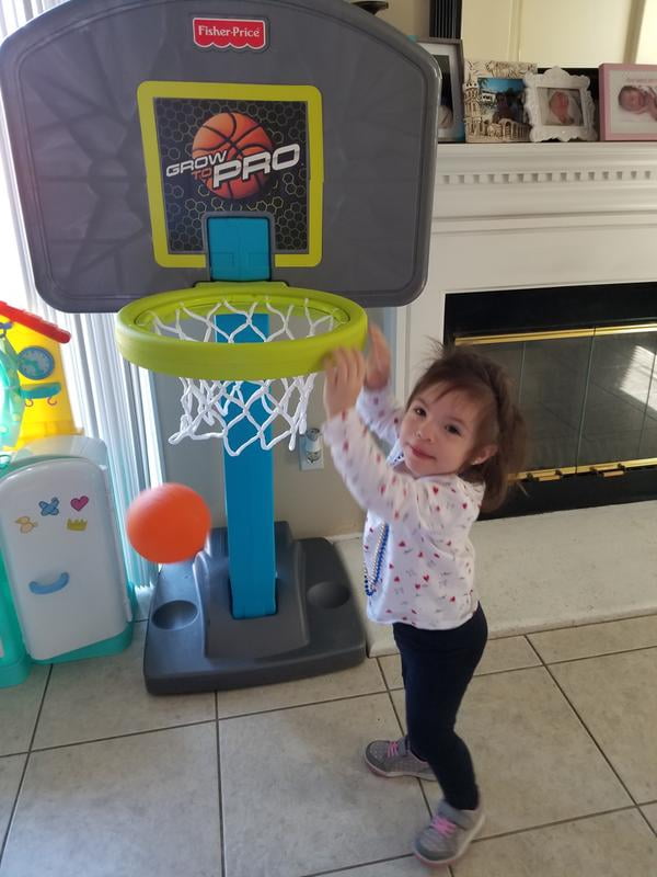 Fisher Price Grow To Pro Basketball Hoop