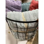 Mainstays Large Round Wire Basket with Handles, Black - Walmart.com