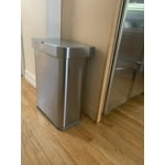 simplehuman Smart Trash Can 58L/15.3G, Rectangular, Sensor with Voice ...