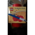 LEGO Round Storage Brick Toy Box, Bright Red - Walmart.com