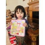 HABA Kid Play Toys: Dress-up Doll Lilli Magnetic Game with 54 Pieces ...