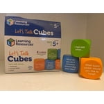 Learning Resources Let's Talk! Cubes, Conversation Cubes, 6 Cubes with ...