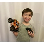 New Bright Polaris RZR Remote Control ATV, 1:18 Scale, Orange, Wireless ...