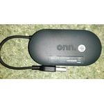 Onn+ Portable 4-Port USB 2.0 Hub with 4 USB 2.0 Ports and 4-inch USB ...