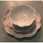 Sango Frill Reactive Stoneware Dinnerware Set, 12-Piece, Blue - Walmart.com