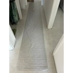 "Resilia Heavy-Duty 27"" x 6' Clear Vinyl Carpet Protector Runner Mat ...