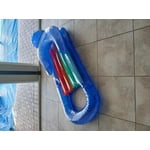 Bluescape Inflatable Pool Float, Deluxe Lounge with Cup Holder, Blue ...