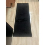 Mainstays Casual Solid Black Shag Indoor Runner Rug, 1'9"x5' - Walmart.com
