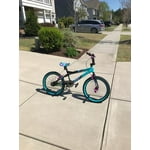 20" Kent Tempest BMX Bicycle, Fits Riders 4'2" - 5', Black/Aqua, Child ...