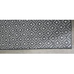Mainstays Transitional Black Tonal Diamond Indoor Runner Rung 1'8"x5 ...