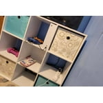 Mainstays 11" 9-Cube Storage Organizer, Black - Walmart.com