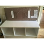 ClosetMaid 3-Cube Organizer Cubby Storage Bench with Seat, White ...
