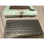 onn. Mini Compact Wireless Office Keyboard USB Receiver, 78 Keys, Grey ...