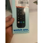 Onn+ Universal 3-Device Remote Black Compatible for TV Streaming ...