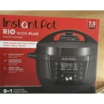 Instant Pot RIO Wide Plus 7.5 Qt Duo Large Electric Multi-Cooker, 9-in ...
