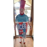 ICEE Blue Raspberry Tunic Halloween Costume Men's and Women's Adult One ...