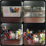 The Home Edit 4 Piece Office Desktop Edit, Clear Plastic Storage System ...