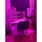 Mainstays Get Ready with Me GRWM Vanity Table with Lighted Mirror and ...