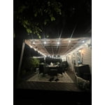 EcoScapes by Enbrighten 48' Outdoor LED Café String Lights, 24 Bulbs ...