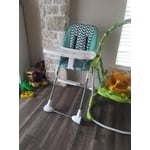 Evenflo Symmetry Flat Fold High Chair, Spearmint Spree - Walmart.com