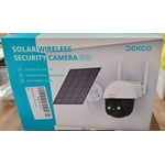 DEKCO Outdoor Security Camera, Solar Powered, 2K HD, Night Vision ...