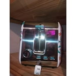 The Pioneer Woman 2-Slice Toaster, Folk Geo Print with Removable Tray ...