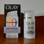 Olay Skin Care 10 Years Younger Night Eye Cream Retinol + Niacinamide 0 ...