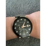 Bulova Men's Diamond Accented Two Tone Stainless Steel Watch 98D109 ...