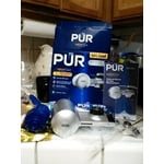 PUR PLUS 3-in-1 Faucet Mount Water Filtration System, Matte Silver ...