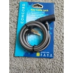 Concord Bikes 8MM Key Cable Bicycle Lock, 4ft x 8mm Steel Cable ...
