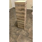 Hey! Play! Classic Giant Wooden Blocks Tower Stacking Game - Walmart.com