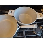 Carote Large 8 Pcs Nonstick Induction Kitchen Cookware Set, Beige ...