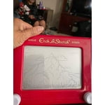 Etch A Sketch Classic Red Doodle Art Drawing Toy for Kids, Magic Screen ...