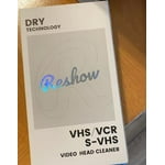 Reshow VHS VCR Head Cleaner, Dry Cleaning Kit for VHS Tape Playback ...
