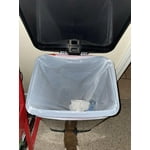 Mainstays Kitchen Trash Can, 13 Gallon, Plastic Rectangular Step ...